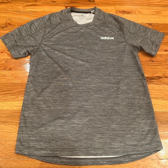 adidas | Shirts | Adidas Gray Dryfit Tshirt | Poshmark